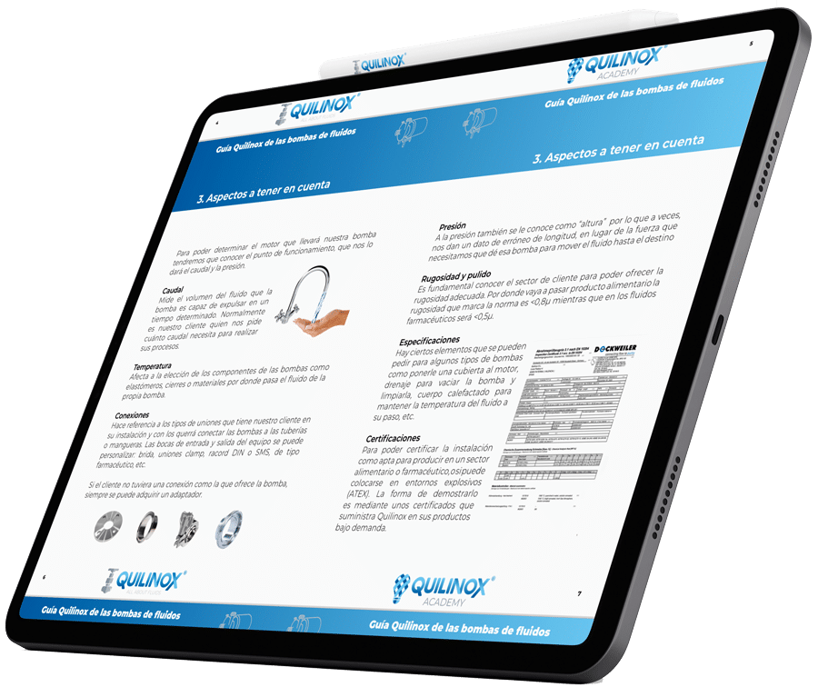 Bombas sanitarias, válvulas sanitarias y equipos industriales - Quilinox